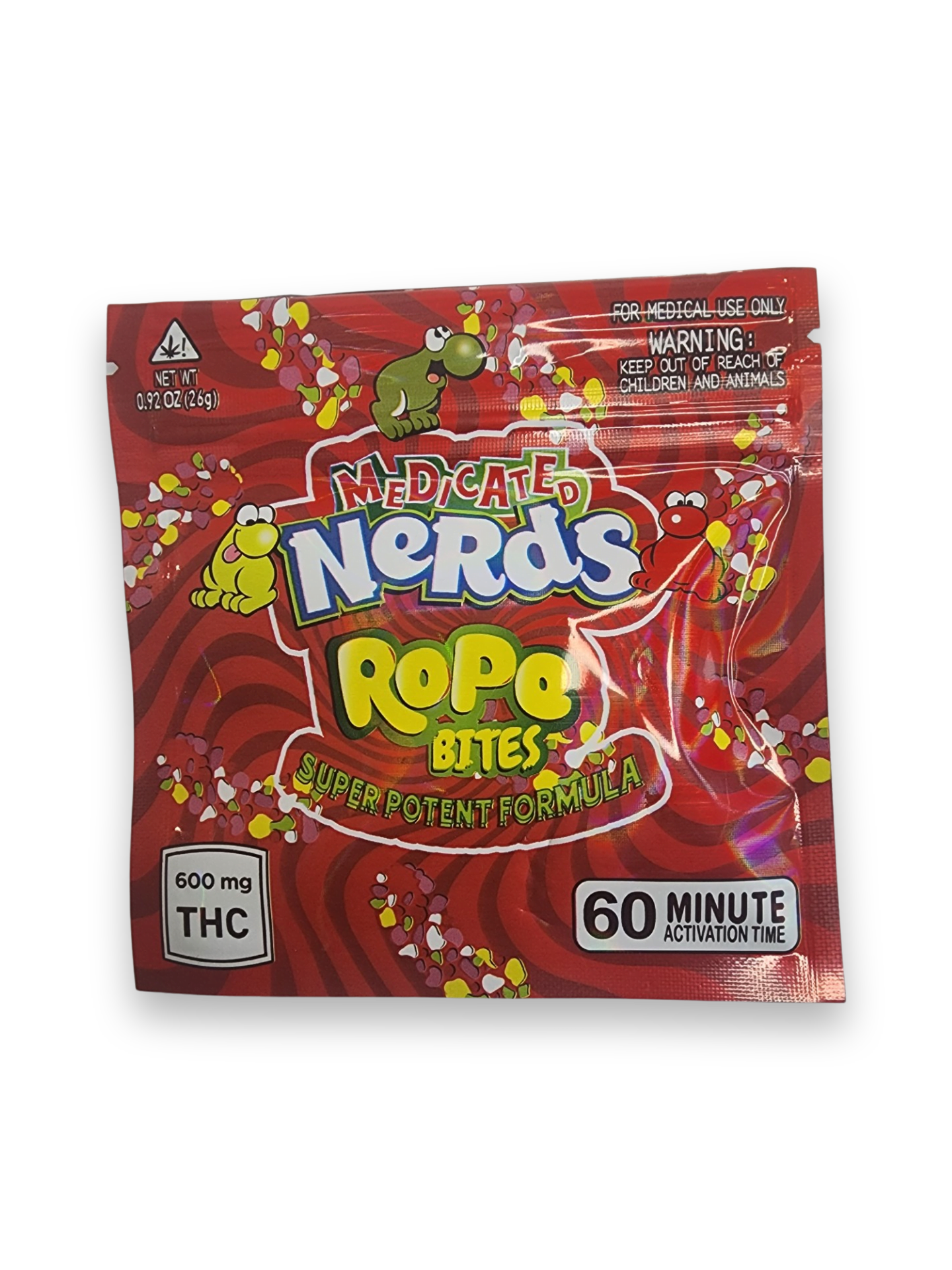 Buy Nerds Rope Bites Super Potent Formula - Original (600mg THC) Online ...